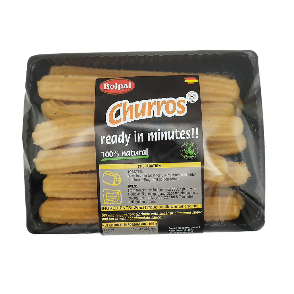 Frozen pre-cooked churros, oven cook, – Brindisa Spanish Foods