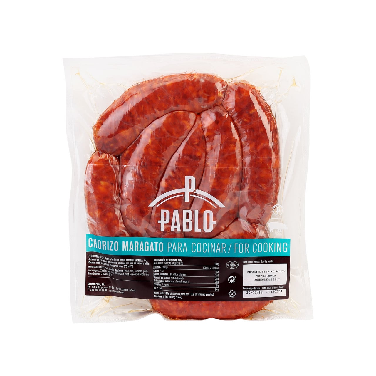 Cecinas Pablo | Spicy Cooking Chorizo – Brindisa Spanish Foods