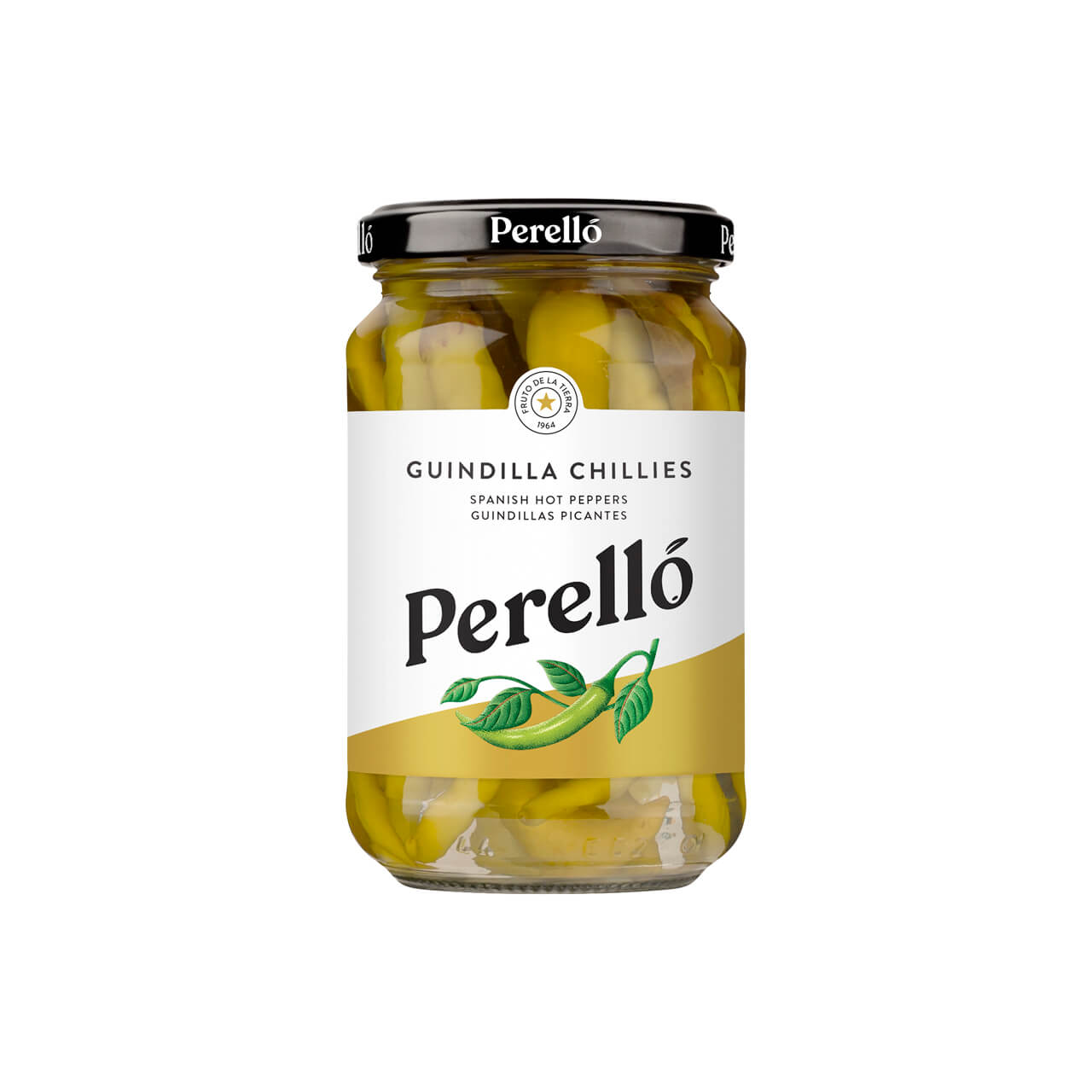 Perello Hot Guindilla Chillies Jar 130g | Buy Online – Brindisa Spanish ...
